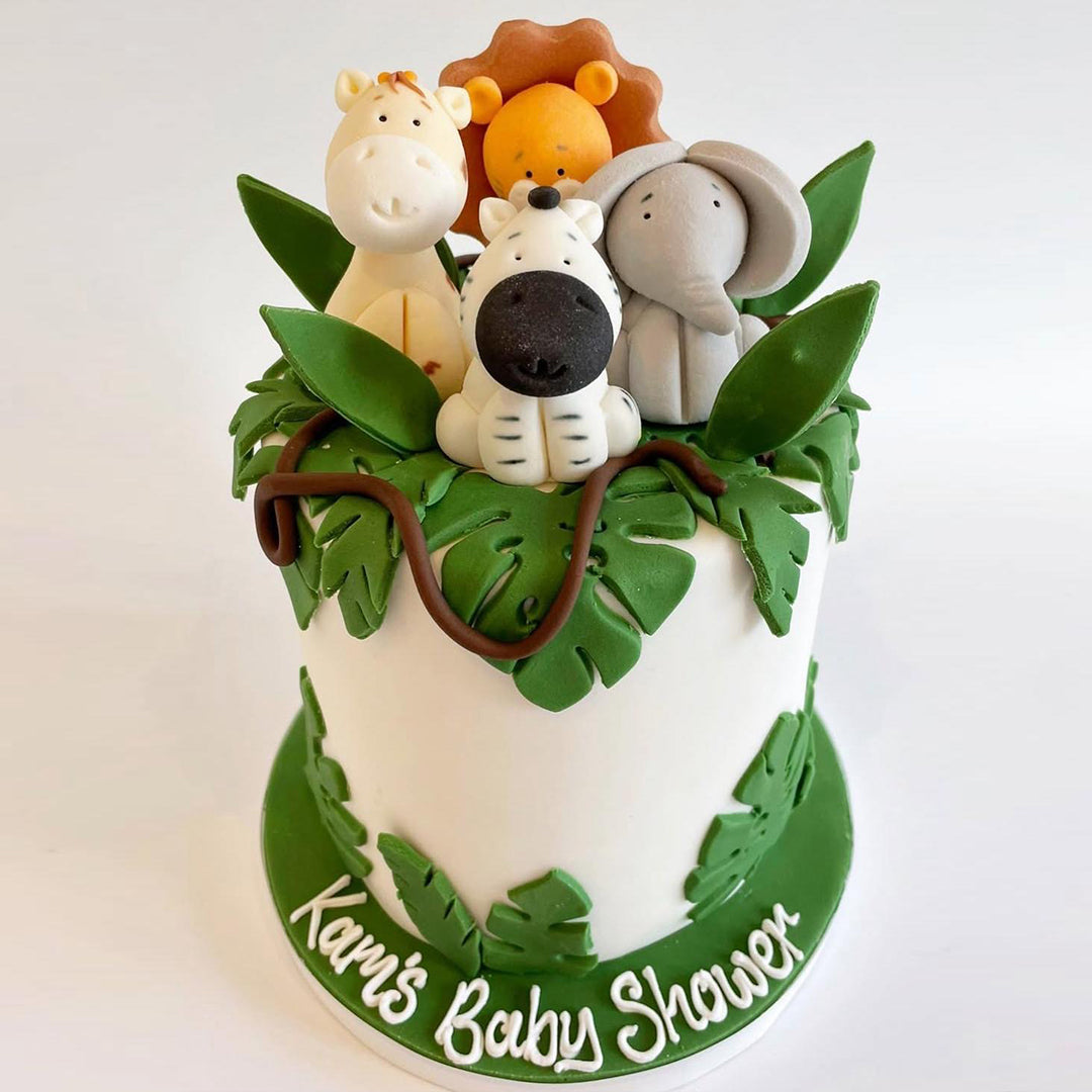 Jungle Animal Cake - The Cakery Leamington - Order Online Now ...