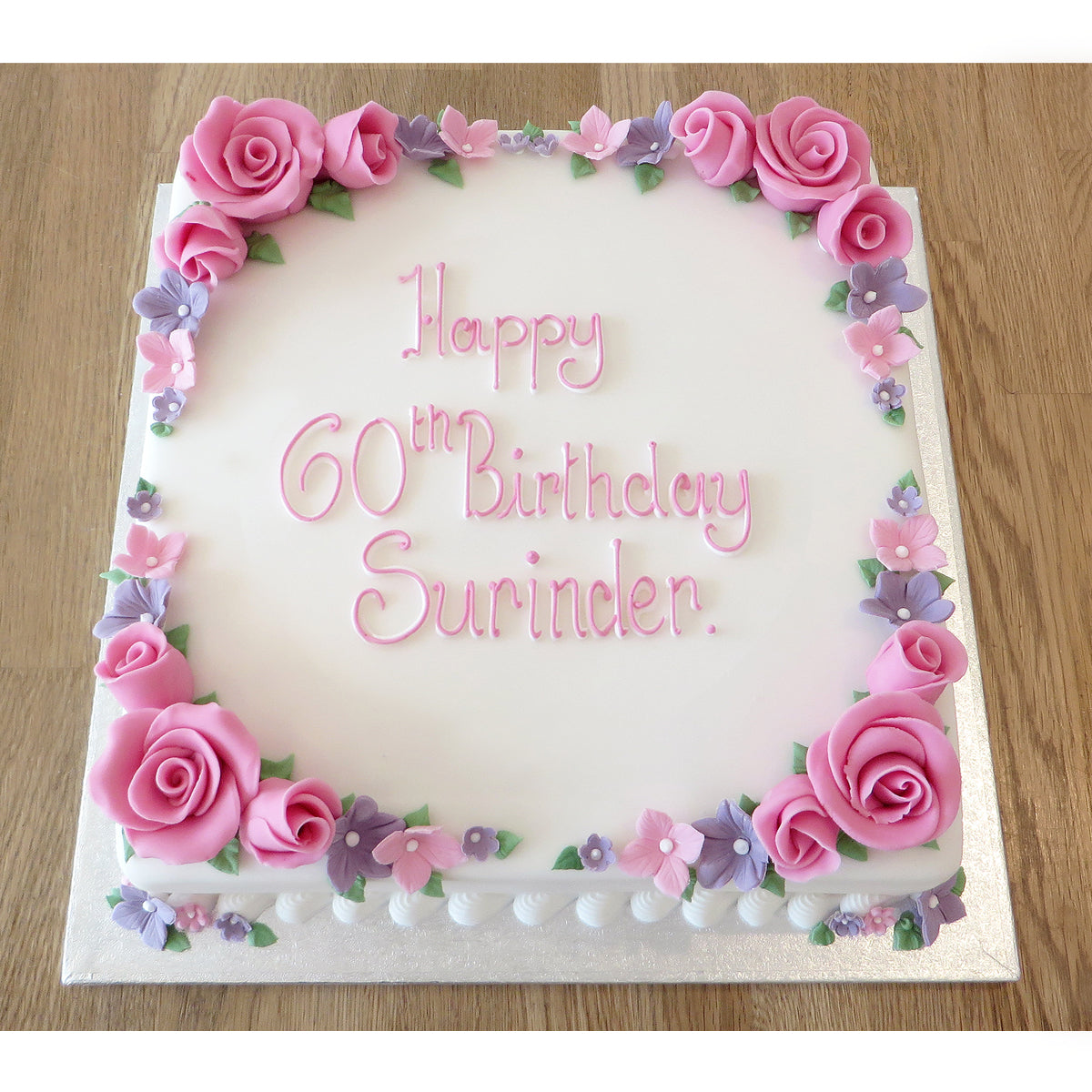 Birthday Cake Designs Square