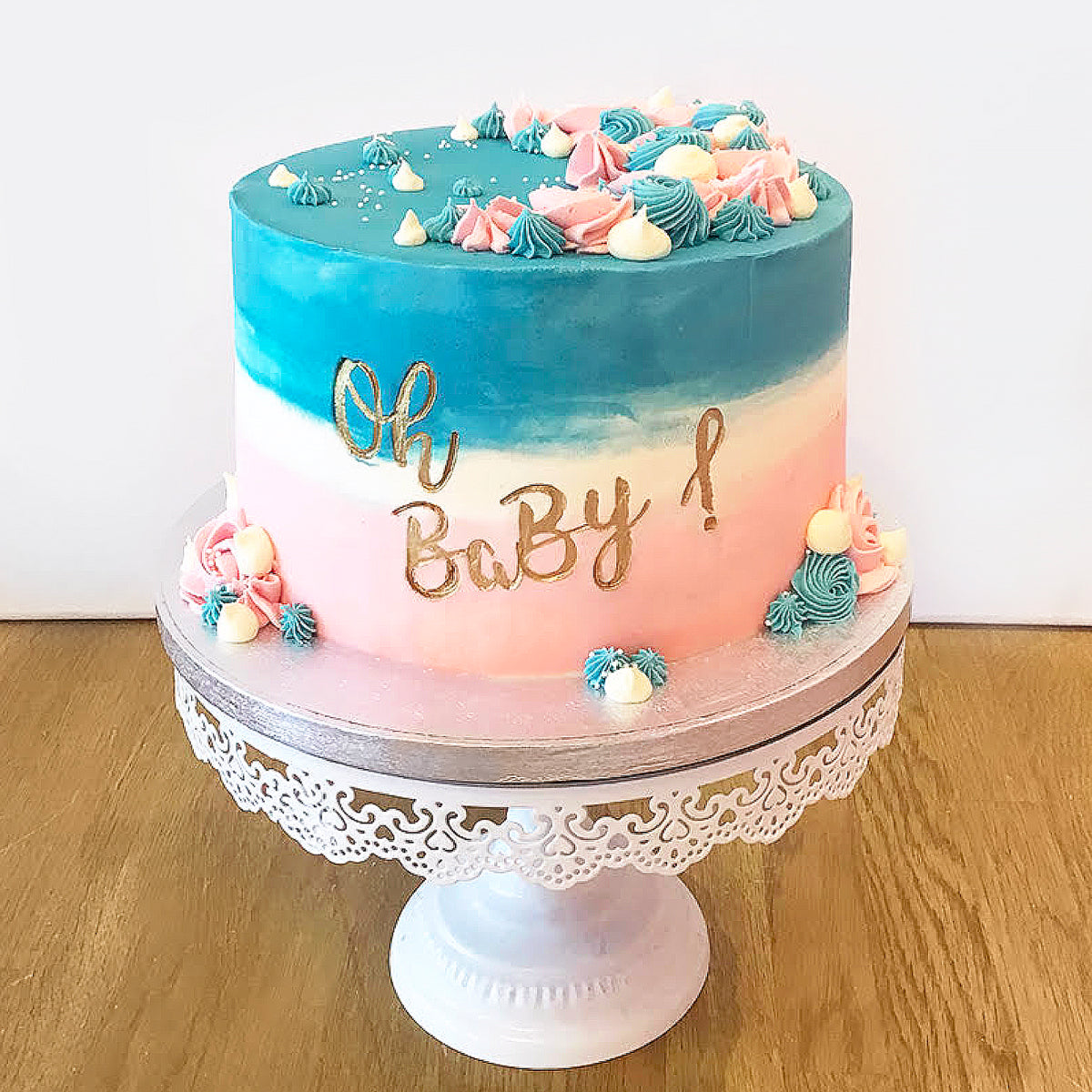 Oh Baby! Baby Shower or New Baby Celebration Cake - The Cakery ...